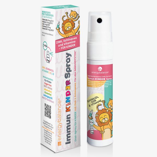 Immun KINDER – Spray orale con echinacea, zinco e vitamine per bambini