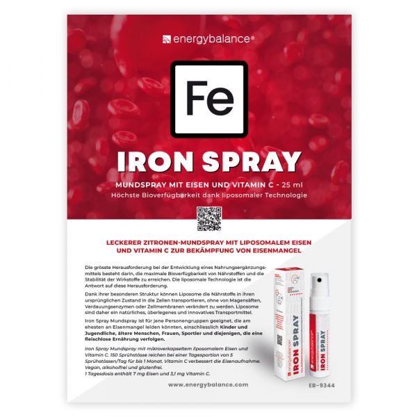 Info Iron Spray oral spray with liposomal microencapsulated iron ...