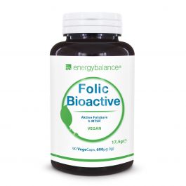 Folsäure Folic Bio-Active 5-MTHF 600µg, 90 VegeCaps